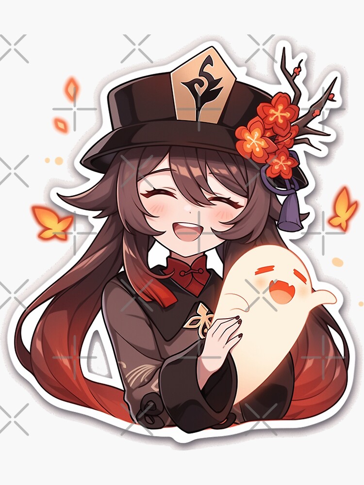 "Hu Tao - Genshin Impact" Sticker for Sale by SchellStation | Redbubble