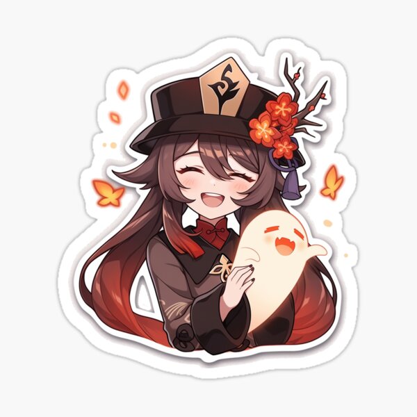 "Hu Tao - Genshin Impact" Sticker for Sale by SchellStation | Redbubble