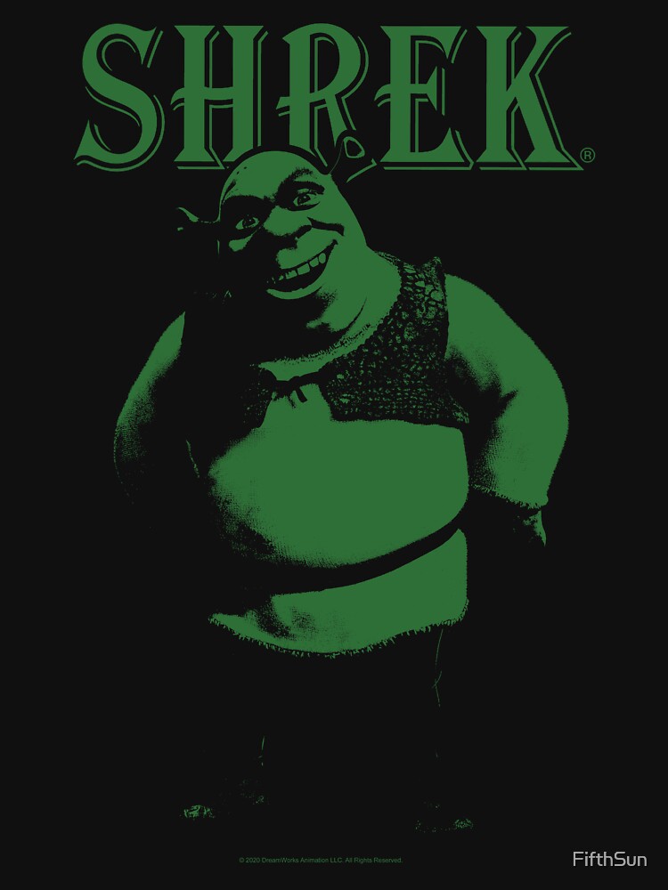 Shrek Ogre Logo Cuidado Ogro | Shrek Beware Ogre Premium Matte