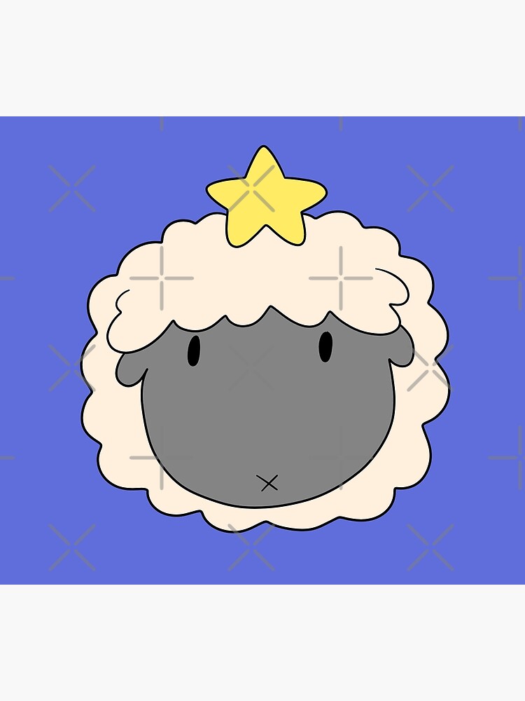 "Star Sheep Face" Poster for Sale by SaradaBoru | Redbubble