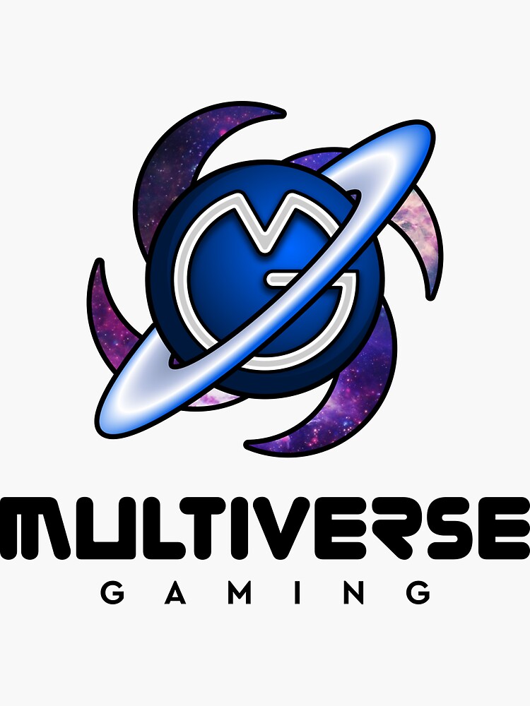 "Multiverse Gaming Logo" Sticker by MultiVsGaming | Redbubble