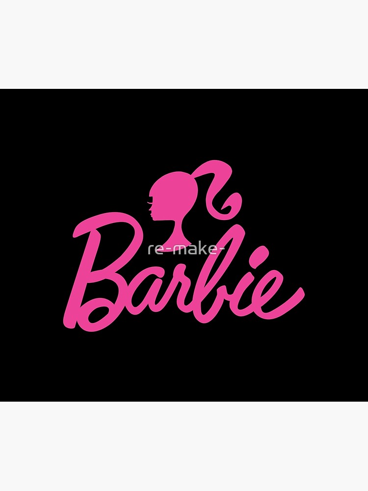 Barbie Print, Barbie Pink Writing, Barbie Fan Gift, Barbie Girl Wandteppich