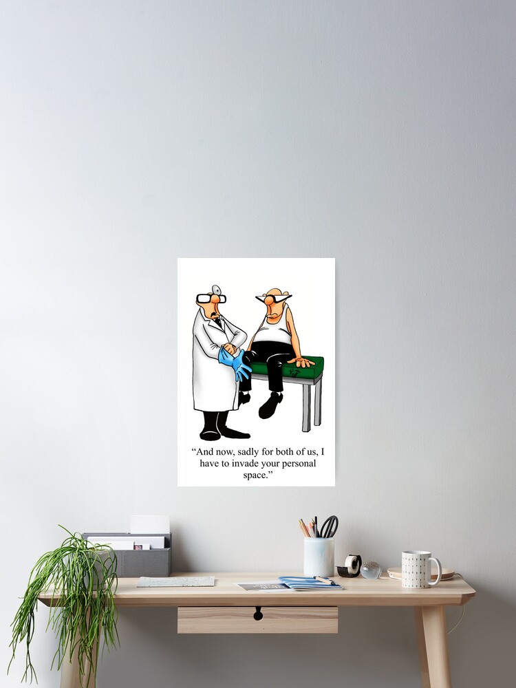 "Funny Spectickles Medical Exam Humor" Poster for Sale by abbottoons ...