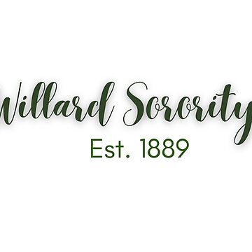"Simple green willard logo" Sticker for Sale by bekenb123 | Redbubble
