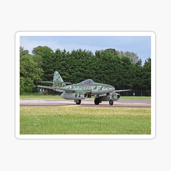 "Messerschmitt ME 262 Replica" Sticker for Sale by Barrie Woodward ...