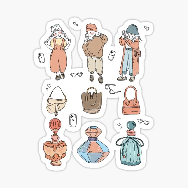 "Cute Korean girls" Sticker for Sale by ksushachr | Redbubble