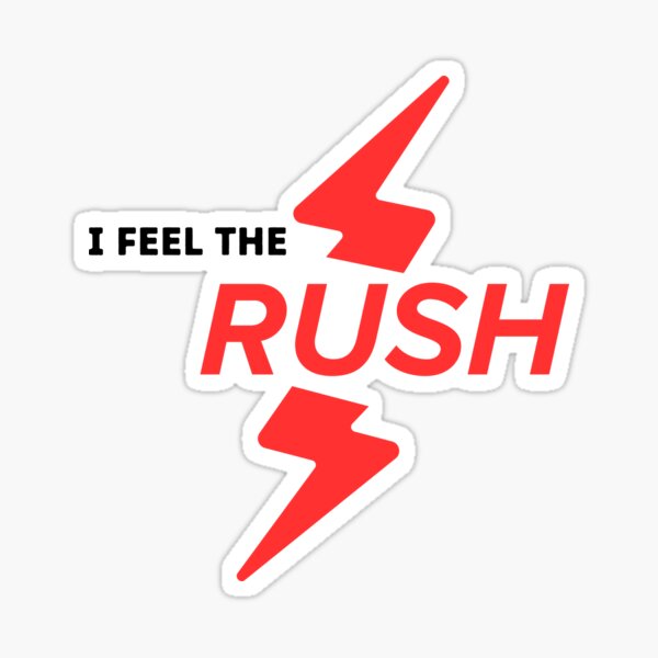 "I feel the rush Troye Sivan" Sticker for Sale by nikkyromoz | Redbubble