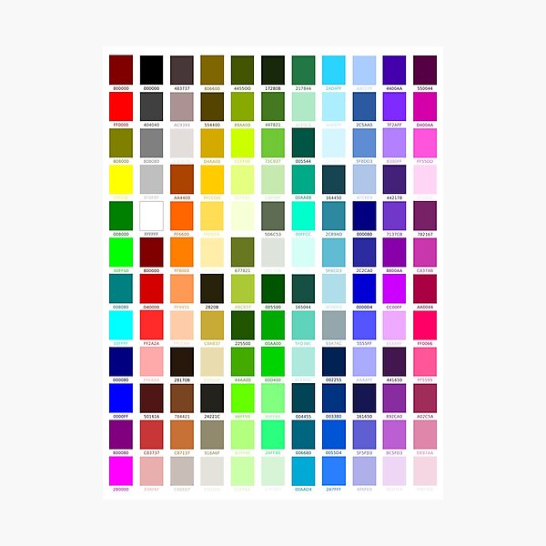 Wandbilder: Hex Code | Redbubble