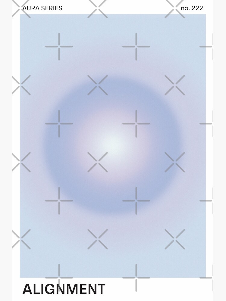 "Positive Affirmation Alignment Aesthetic Aura Energy" Art Print for ...
