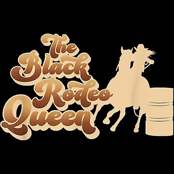 "Black Rodeo Queen, Barrel Racing African American Cowgirl " Sticker ...
