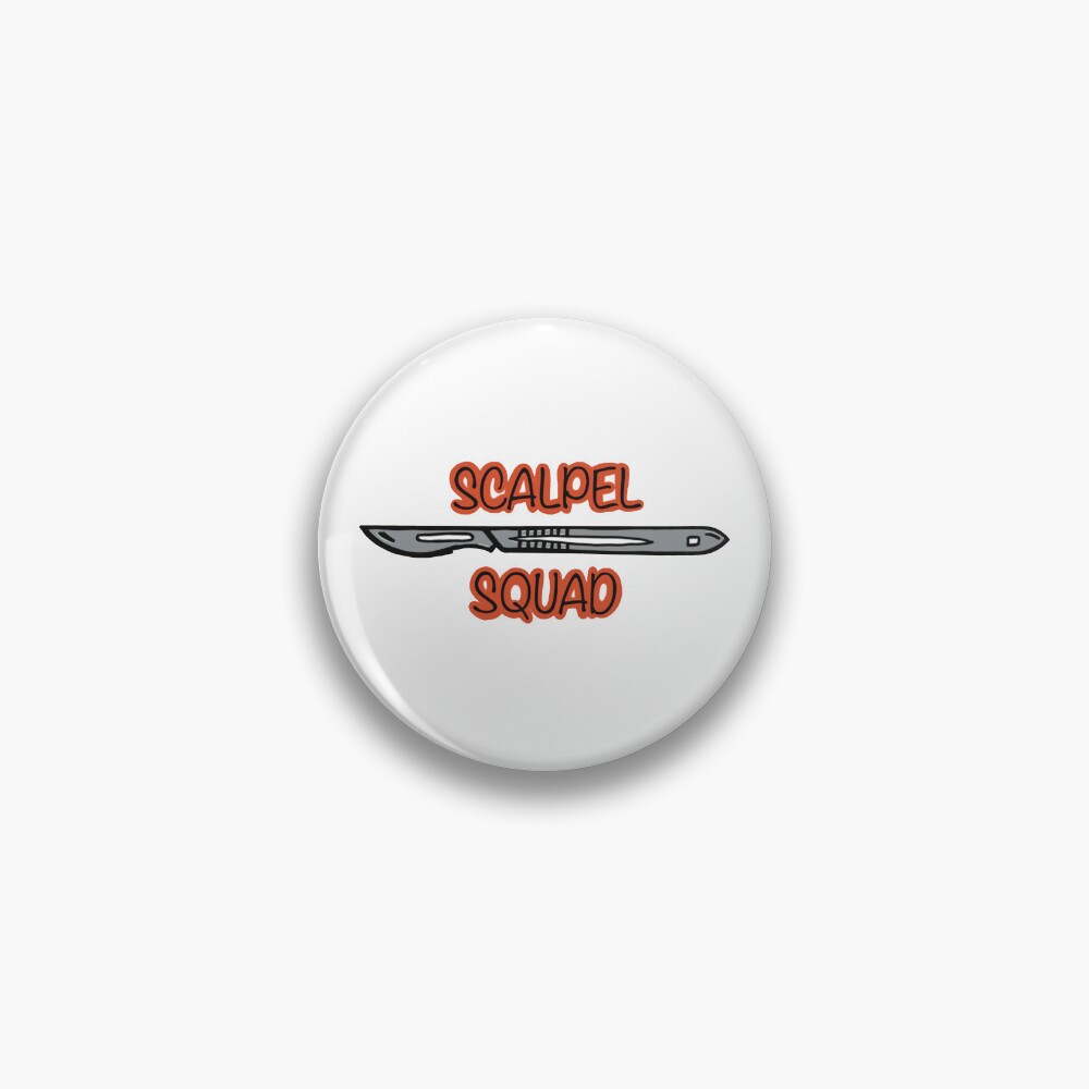 "Scalpel Squad" Sticker for Sale by Sticks-n-Skulls | Redbubble