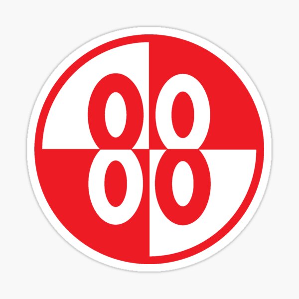 "Buckaroo 88" Sticker by theaveragejoe | Redbubble