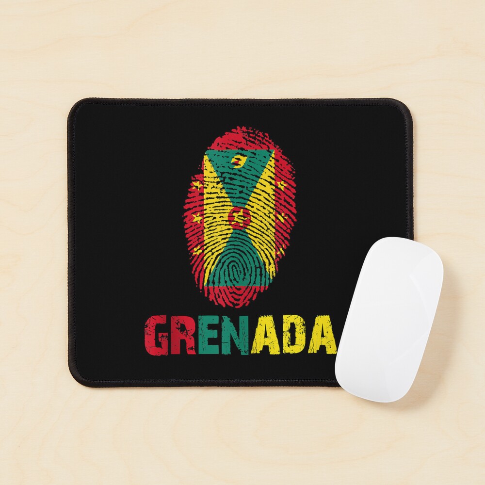 "GRENADA Finger Print Flag I Love GRENADA Ravel Ee " Sticker for Sale ...