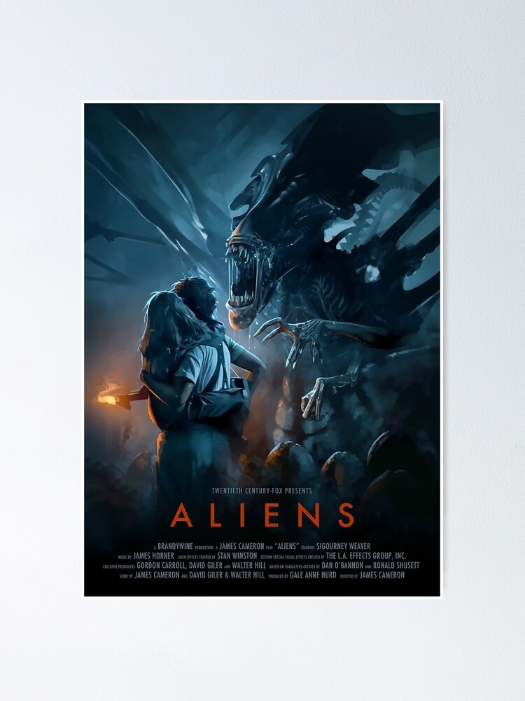 "Aliens - 1986" Poster for Sale by emelinbalsey | Redbubble