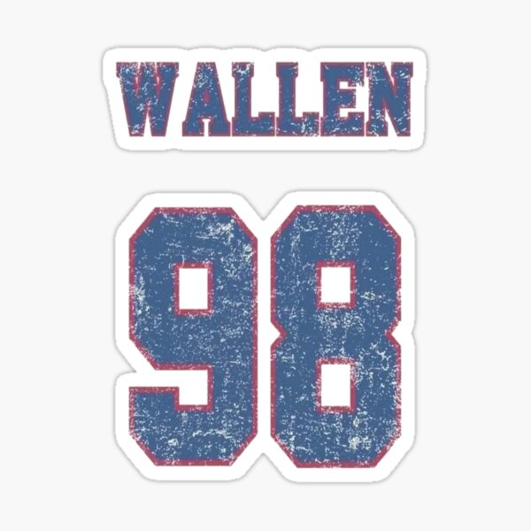 "Wallen 98" Sticker for Sale by CHCustoms | Redbubble