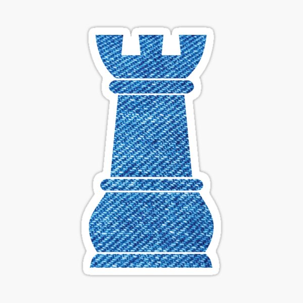 "Chess Playing Piece - The Rook" Sticker by theredteacup | Redbubble