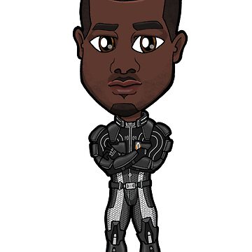 "Mass Effect - Jacob Taylor Chibi Sticker" Sticker for Sale by Zphal ...