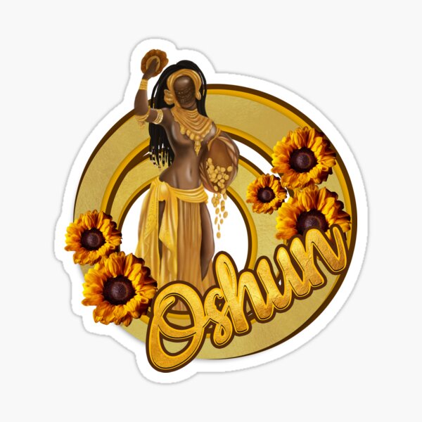 "Oshun" Sticker for Sale by pavelrmata | Redbubble