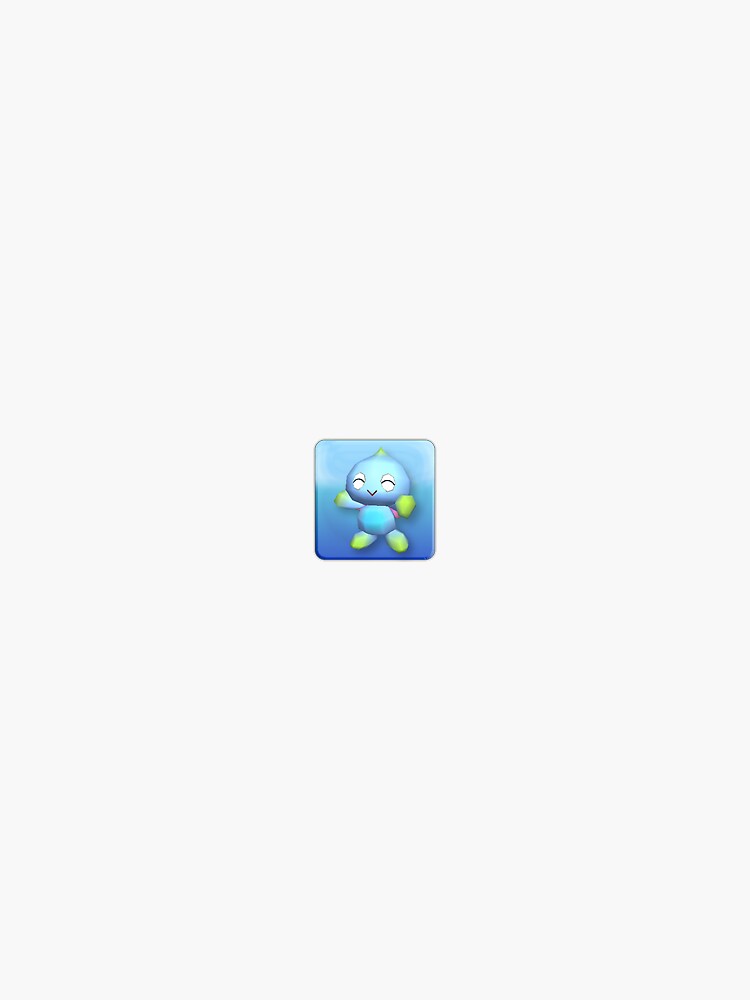 "Chao Icon Sticker" Sticker for Sale by Pixelcole | Redbubble