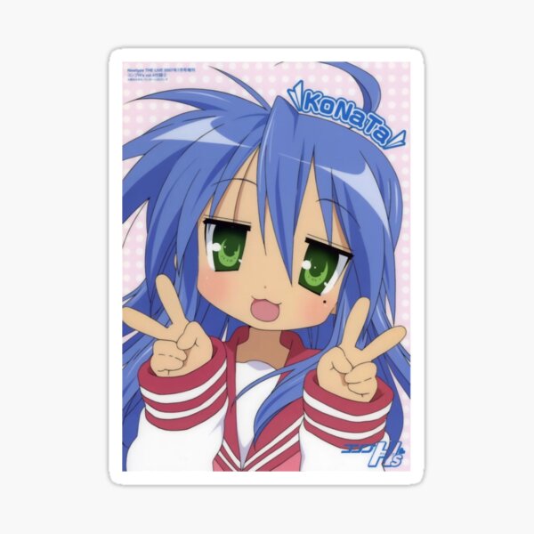 "Konata Izumi Lucky Star anime" Sticker for Sale by truma-ntellez ...