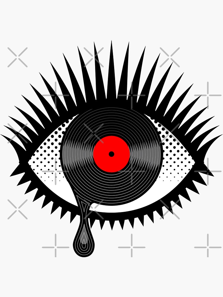 "Weeping Vinyl" Sticker for Sale by GrandeDuc | Redbubble