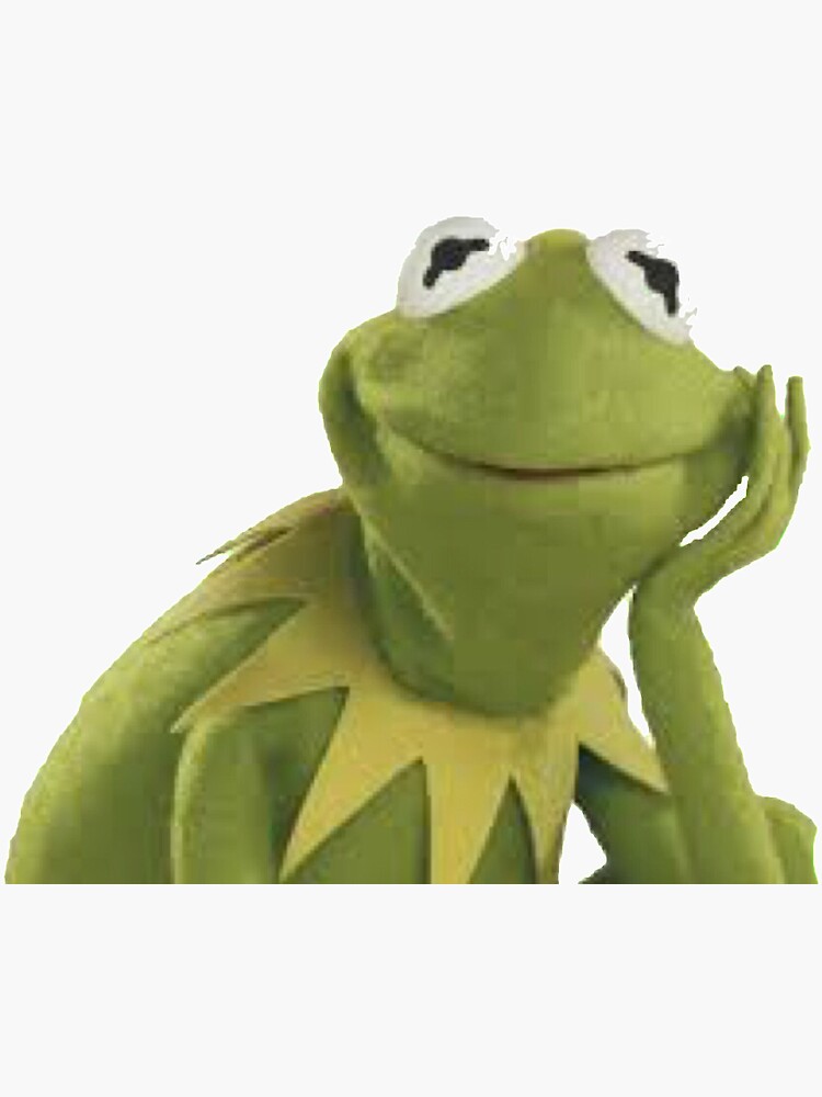 "sassy kermit" Sticker for Sale by deadastral | Redbubble