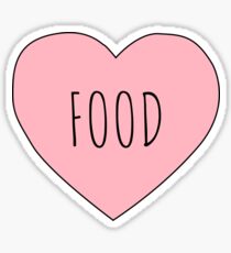 I Love Food Stickers | Redbubble