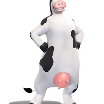 "Otis The Cow (BARNYARD 2006) Sticker" Sticker for Sale by saidnothing ...