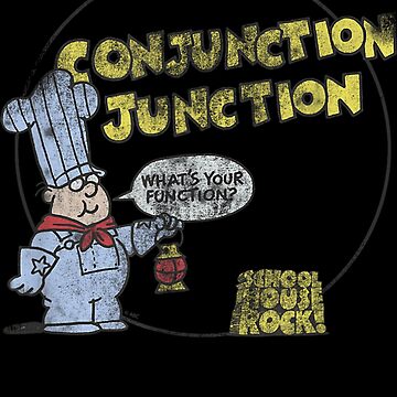 "Conjunction Junction" Sticker for Sale by ForrestRheaume | Redbubble