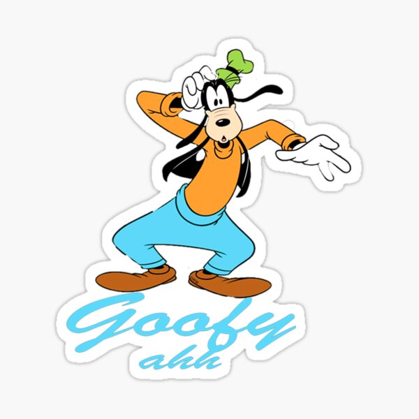 "Goofy ahh funny meme " Sticker for Sale by DaneNeel | Redbubble