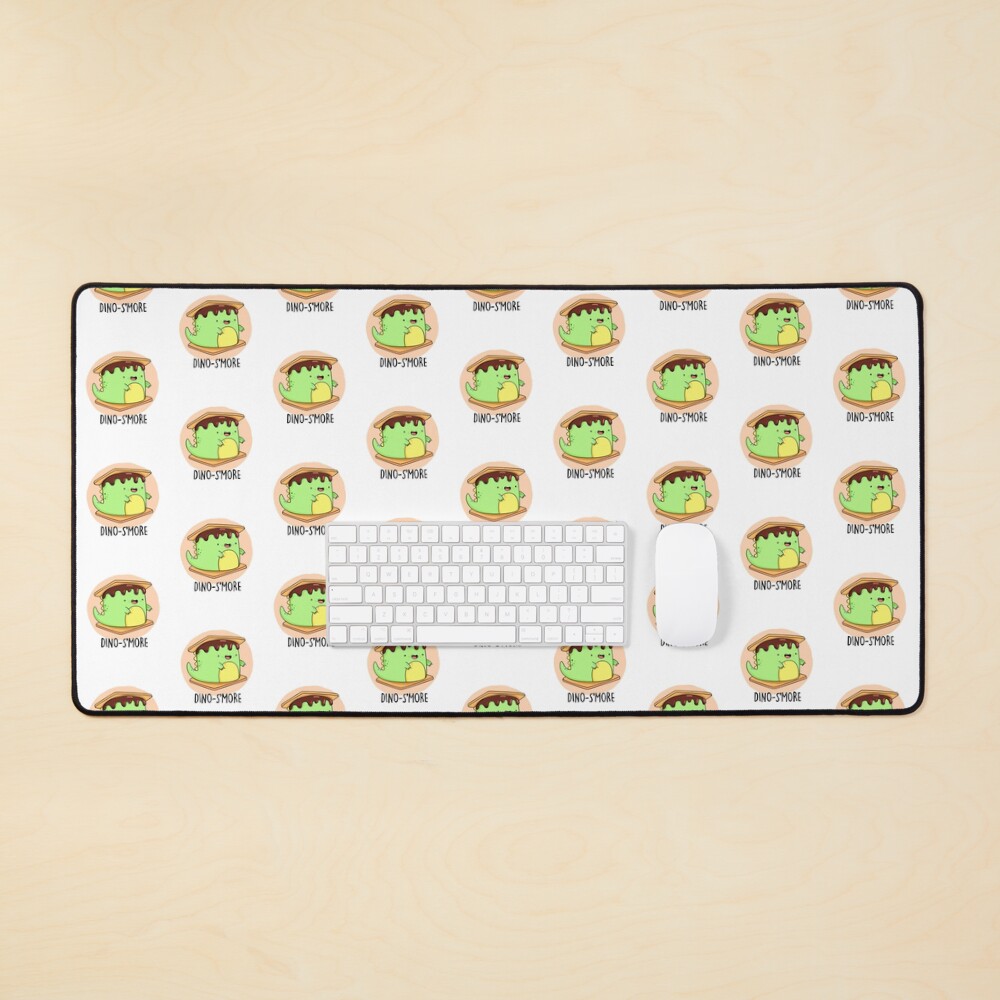 "Dinosmore Funny Dinosaur Smore Puns " Sticker for Sale by punnybone ...