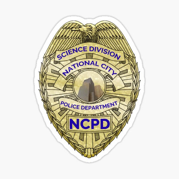 "National City Police Department - Science Division NCPD" Sticker for ...