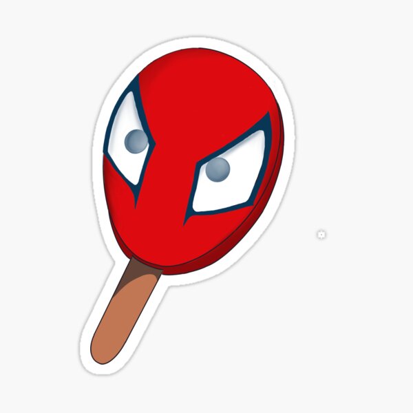"Spider-popsicle " Sticker for Sale by Clovernomics | Redbubble