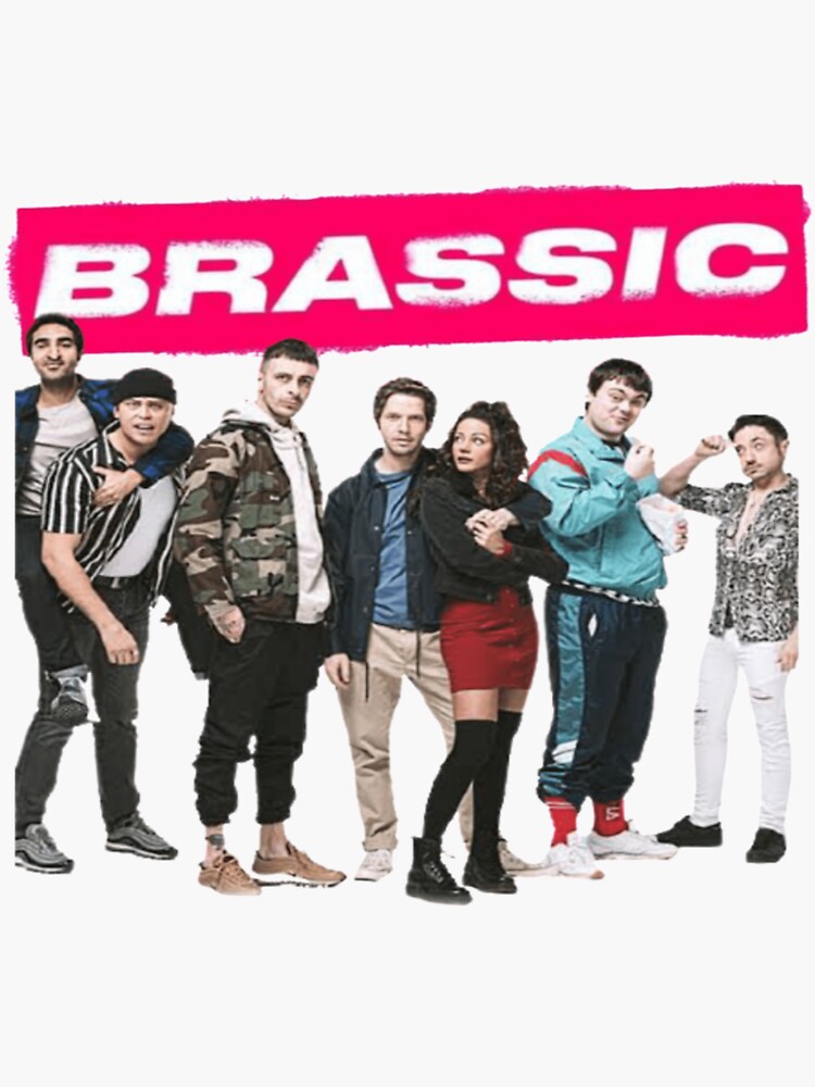 "Brassic" Sticker for Sale by ZerbinoFaubert | Redbubble