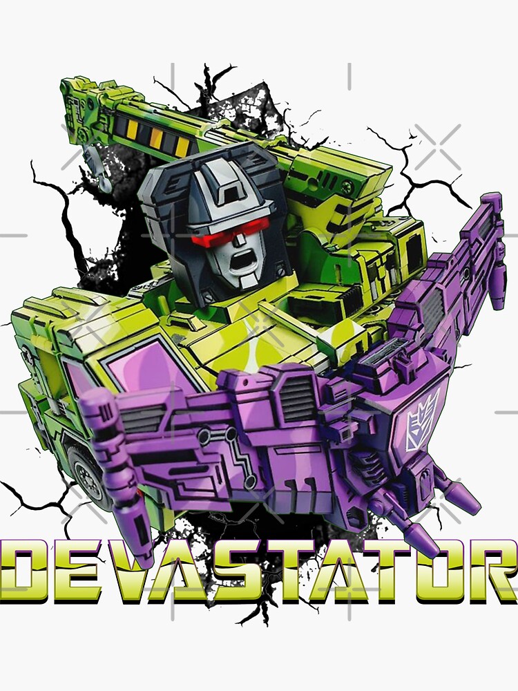 "Devastator" Sticker for Sale by pixvox | Redbubble