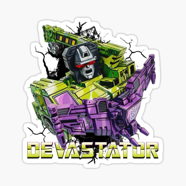 "Devastator" Sticker for Sale by pixvox | Redbubble