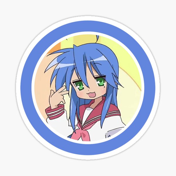 "Konata Izumi, Lucky Star Anime 022" Sticker for Sale by senakiss-inge ...