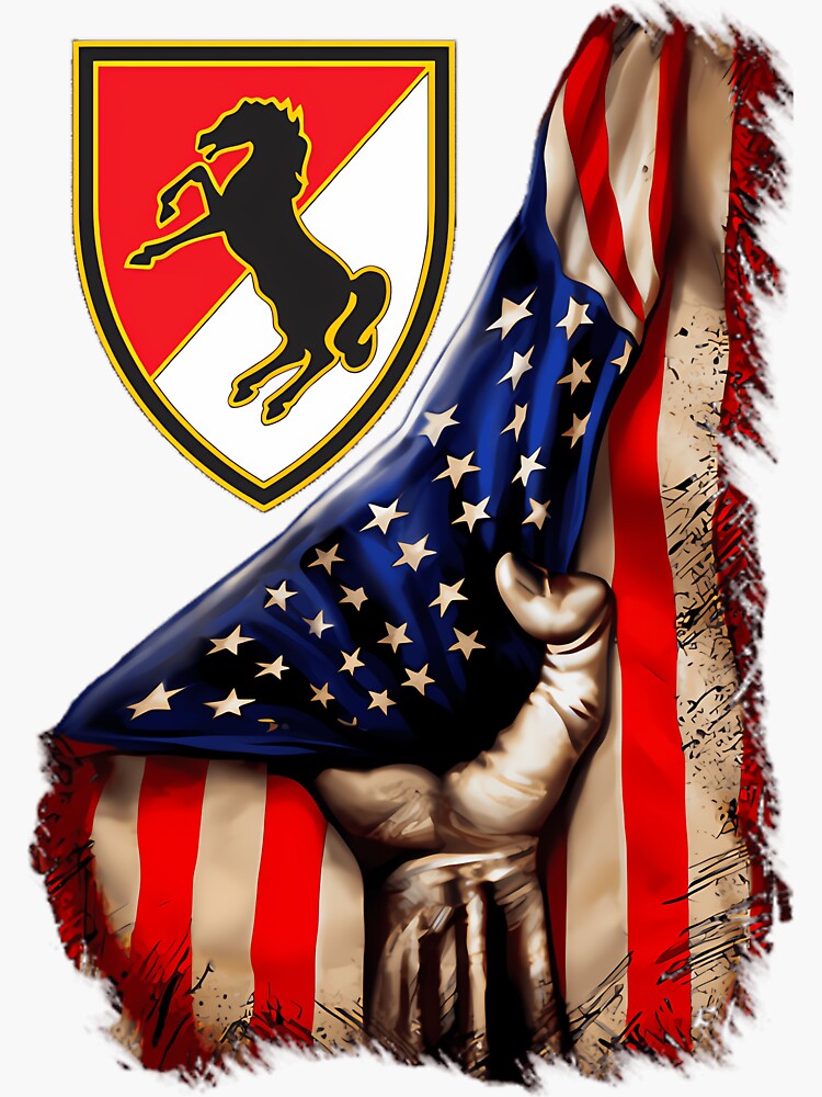 "11th Armored Cavalry Regi t (11th ACR) " Sticker for Sale by ...