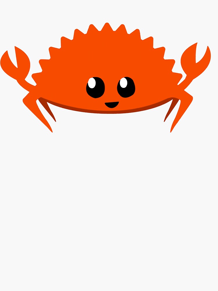 "Nerdy Happy Ferris the Rustacean Rust Computer Programming Language ...