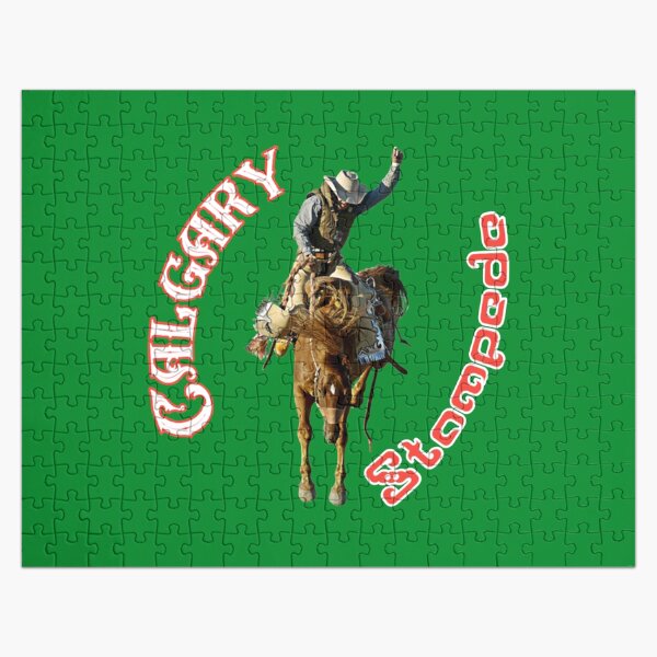 Calgary Stampede Mann Jigsaw Puzzles for Sale | Redbubble