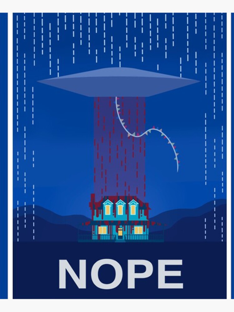 "NOPE MOVIE " Sticker for Sale by HarperrThomas | Redbubble