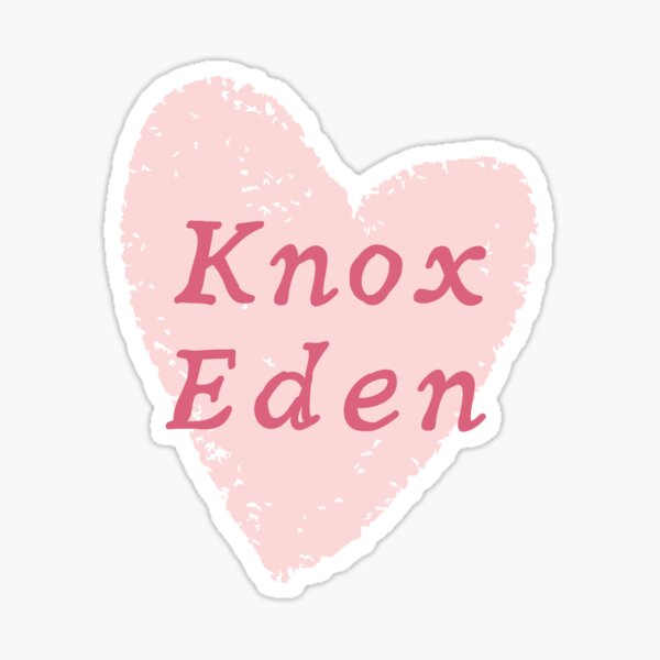 "knox eden" Sticker for Sale by shopgemandjune | Redbubble