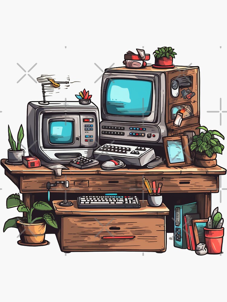 "Retro Gaming: Nostalgic Computer, Old School Vibes, Vintage Delights ...