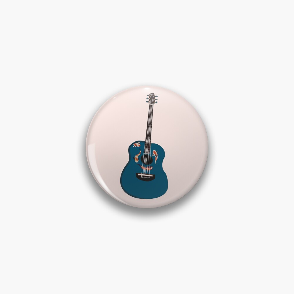 "Koi fish guitar" Sticker for Sale by lavenderhazy | Redbubble