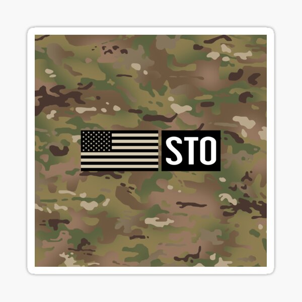 "Military: STO" Sticker for Sale by MilitaryCandA | Redbubble