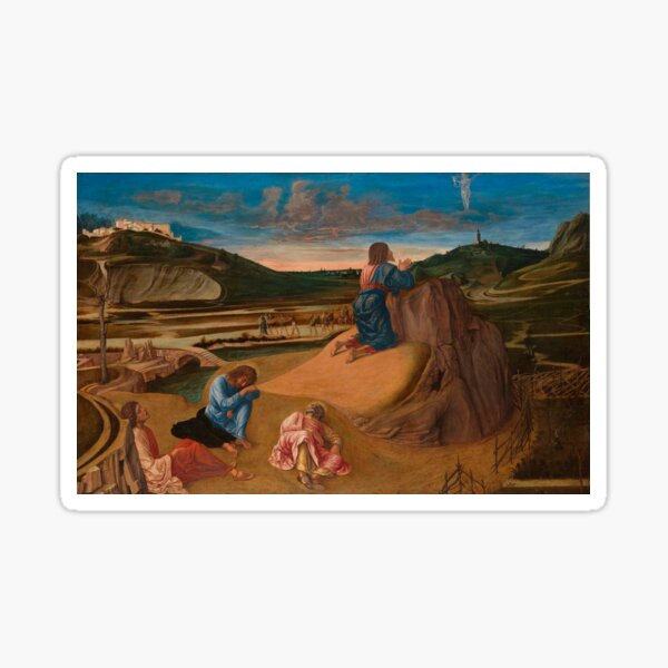 "Jesus: Agony in the Garden" Sticker for Sale by The Great Art | Redbubble
