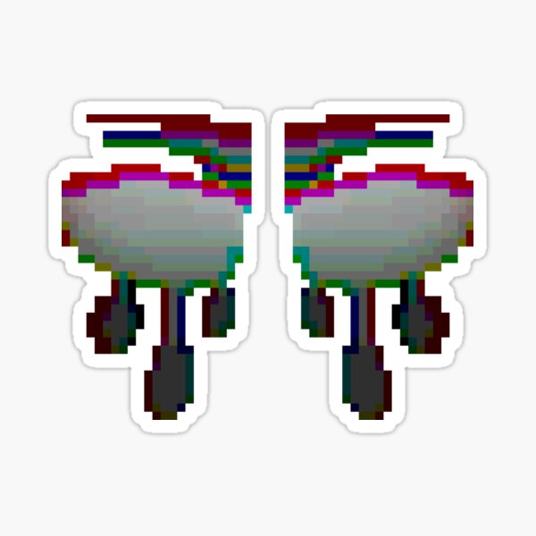 "Glitchy Dripping Eyes" Sticker for Sale by Sonorouss | Redbubble