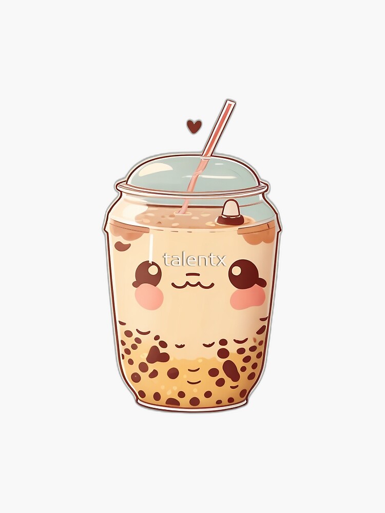 "Cute Boba tea" Sticker for Sale by talentx | Redbubble