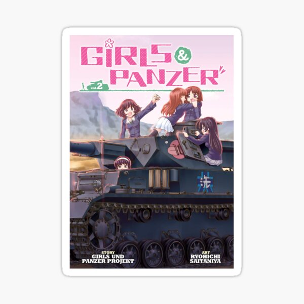"Girls und Panzer Spread" Sticker for Sale by ImaJacob | Redbubble