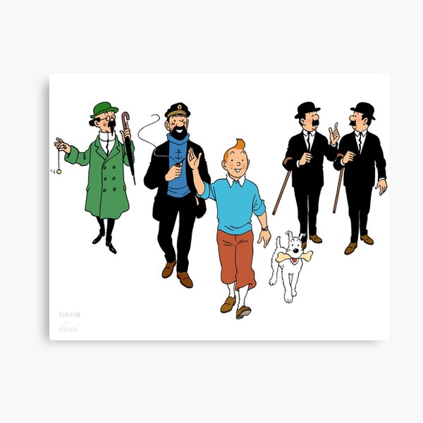 Tintin Canvas Prints | Redbubble